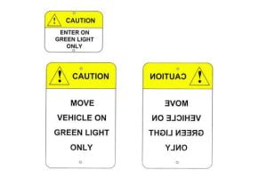 Loading Dock Safety Signs - Tri Lite